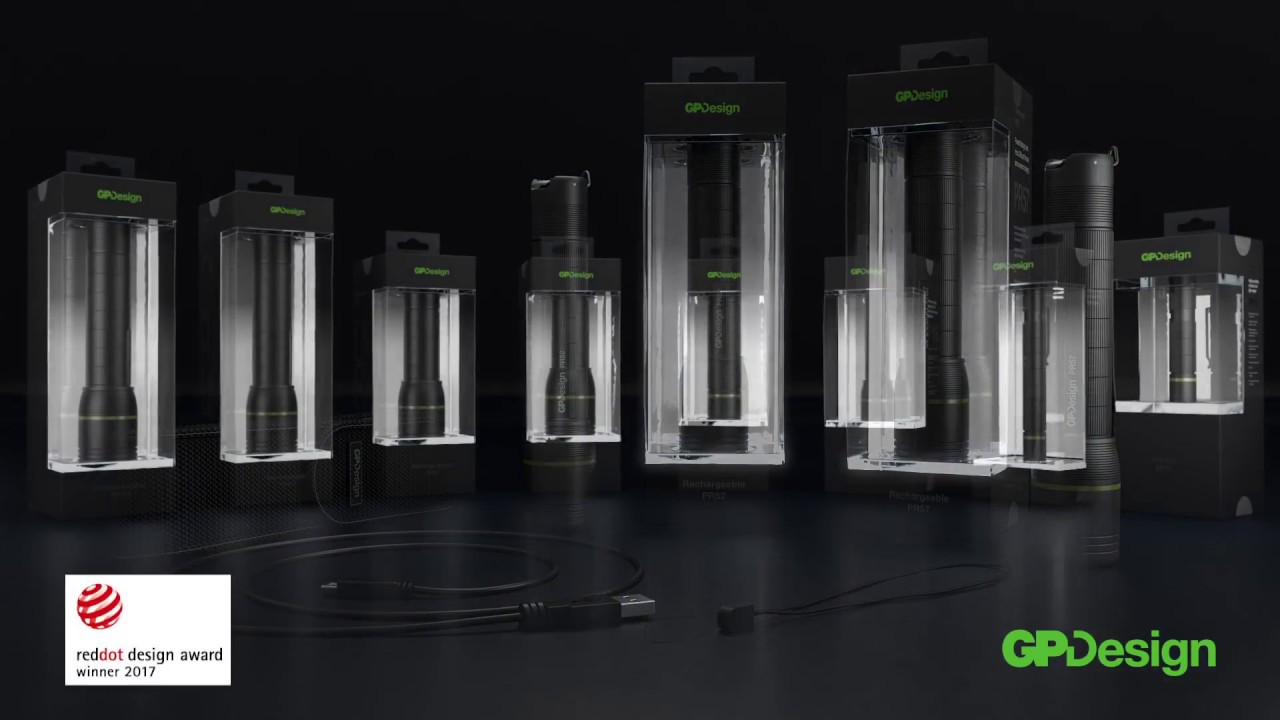 GP Design Beam - PR57 Sirius flashlight - YouTube