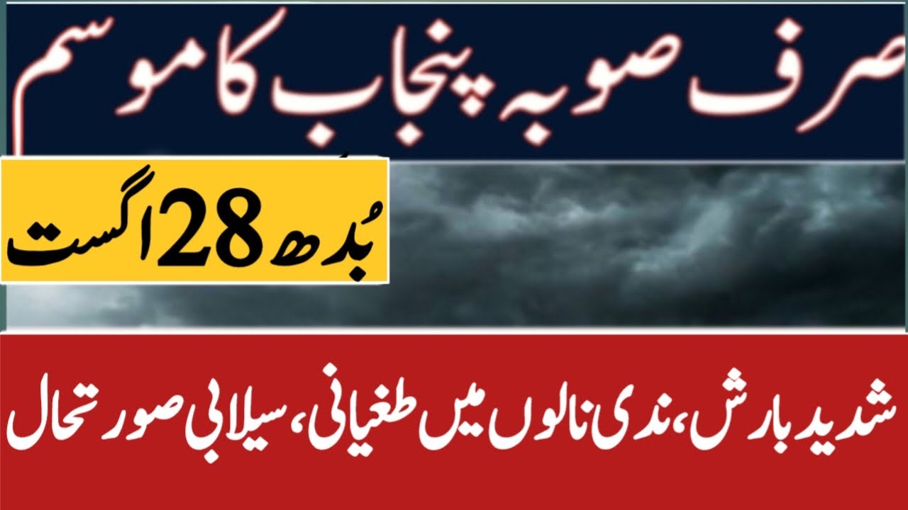 🔴 punjab weather live | weather update today | mosam ka hal | south ...