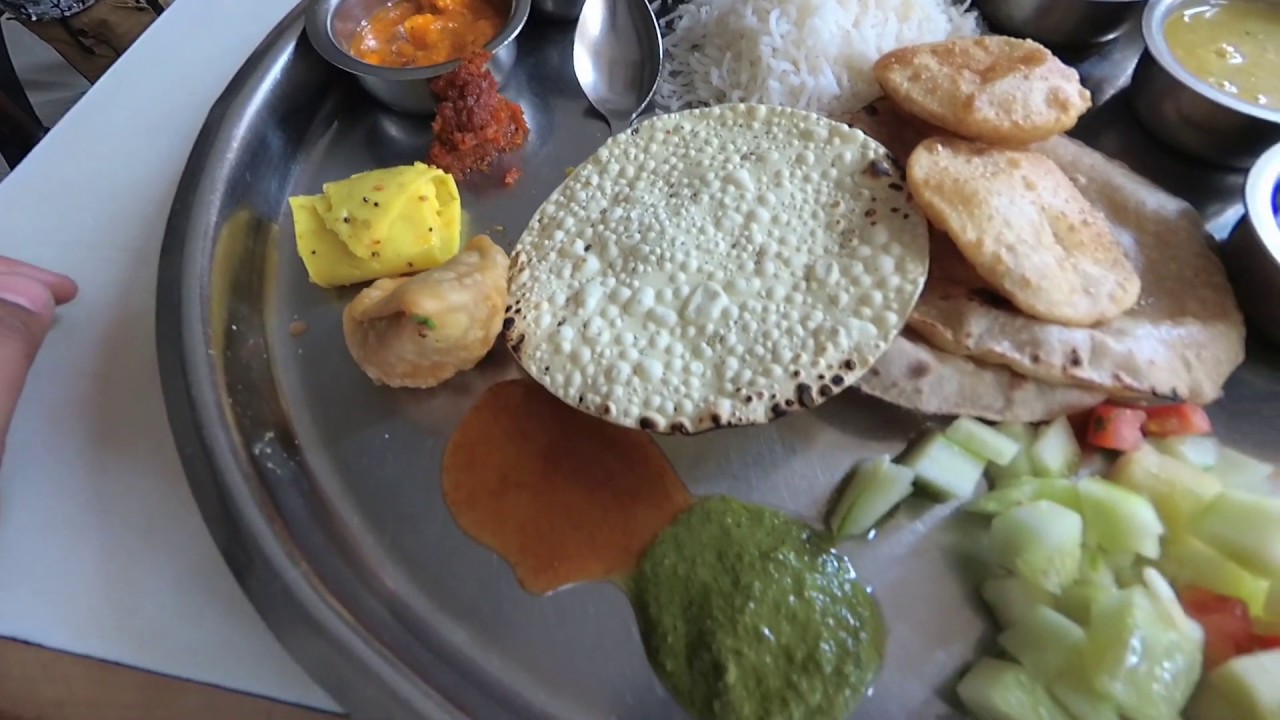 Unlimited Gujarati Veg Thali Rs. 240 | Natraj Dining Hall & Restaurant ...
