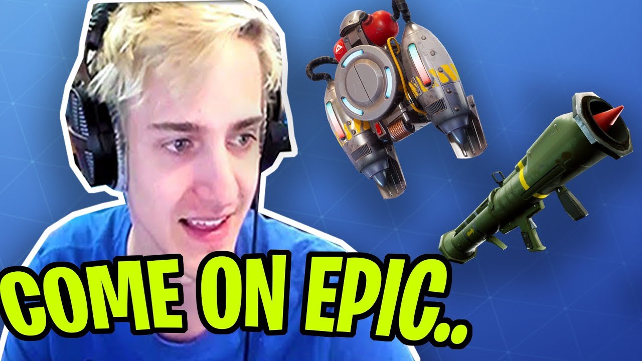 Ninja Mad At Epic For Adding Jetpacks Back Into The Game... Streamers ...
