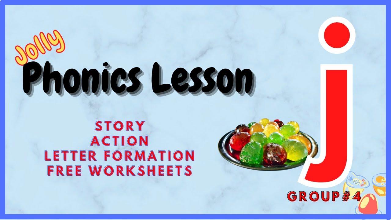 Phonics Lesson j// Story/ Action/ Blending/ Letter Formation/ Free ...