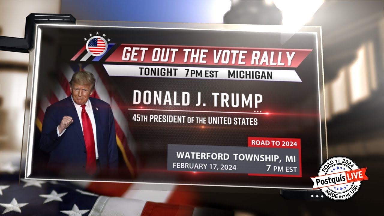 Trump MAGA Rally - Waterford Township, Michigan - TONIGHT 2-17-24 - YouTube