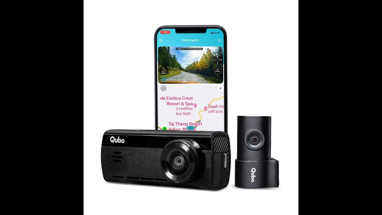 Qubo Car DashCam True 4K- Front & Rear Camera Unboxing CAR Camera #qubo ...