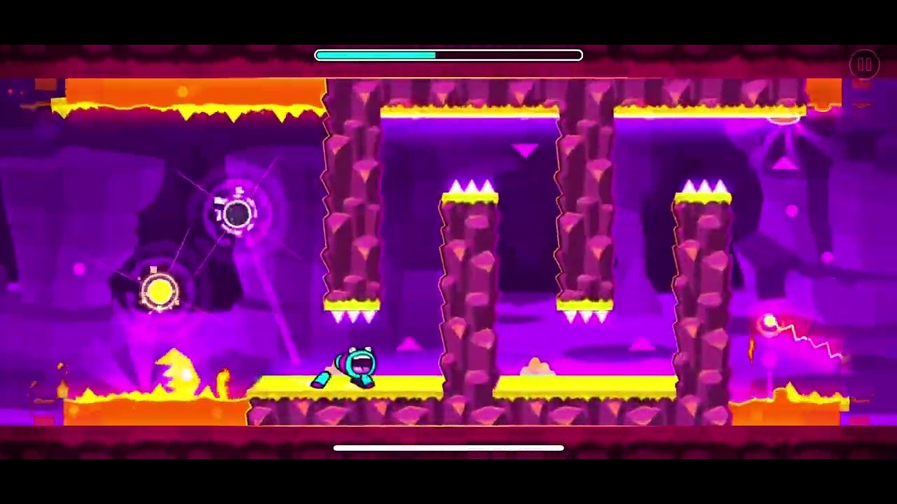 Geometry Dash — Getting the 3rd coin in Fingerdash - YouTube