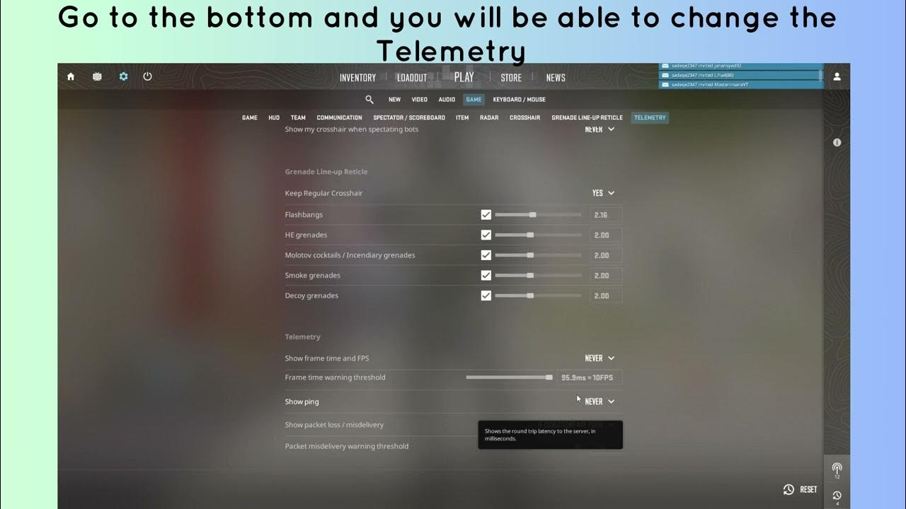 How to Change Telemetry Settings in Counter Strike 2 CS2 - YouTube