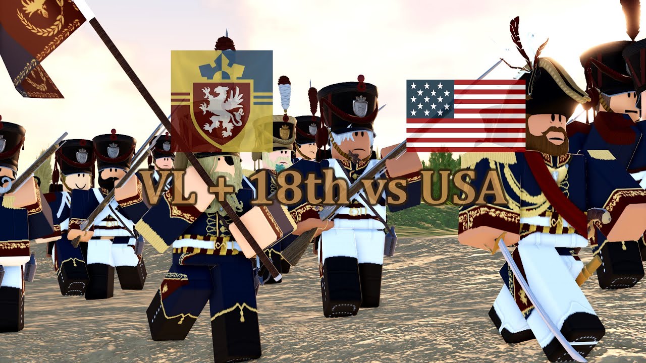 Roblox Napoleonic Wars| VL + 18th vs USA - YouTube