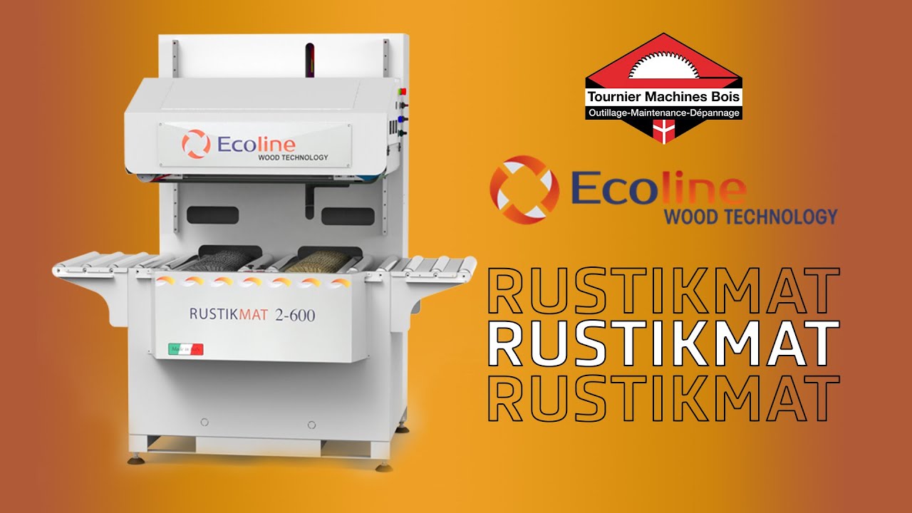 Installation machine Ecoline - Tournier Machines à Bois - YouTube