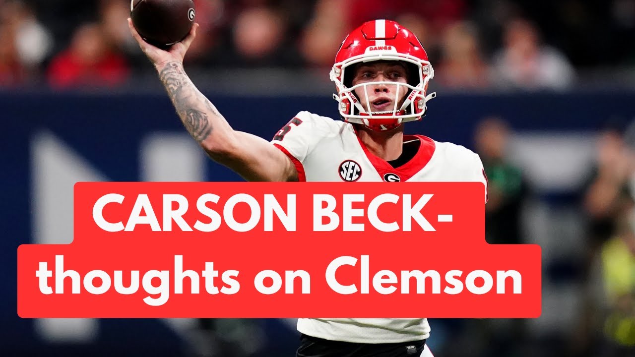 Carson Beck's thoughts on Clemson - YouTube