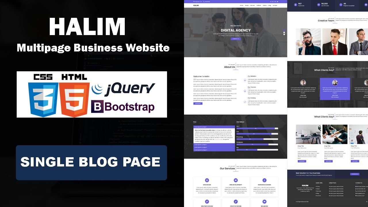 Single Blog Page | How To Make Website Using HTML, CSS and JS Step By ...
