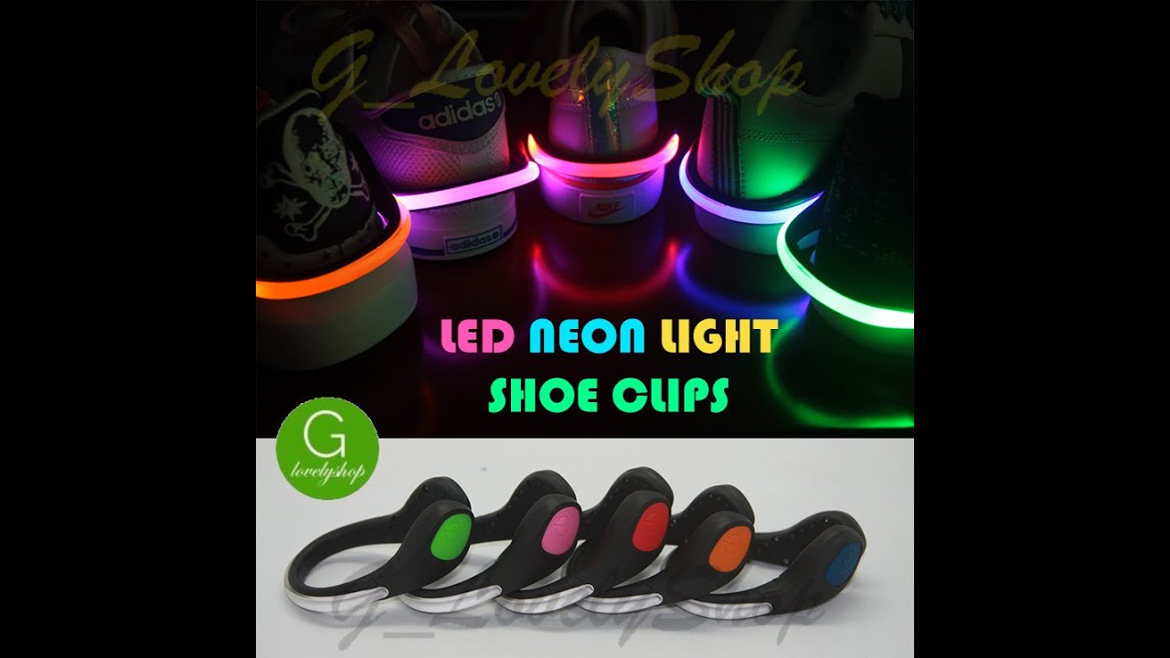 LED Light Shoe Clip - Changing the Batteries - YouTube