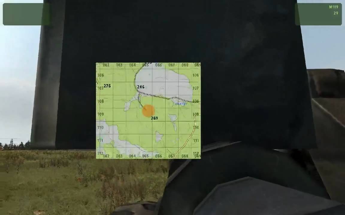 ArmA 2 Artillery Map Aiming - YouTube