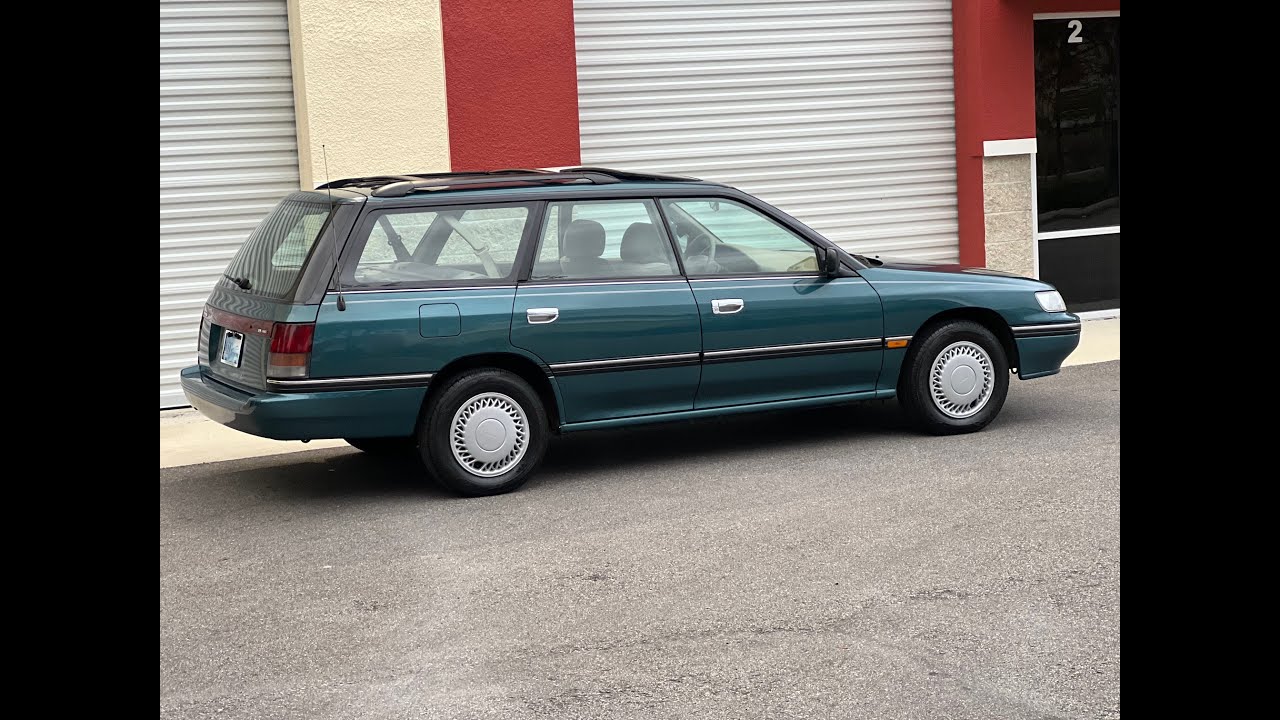 1993 Subaru Legacy L 25th Anniversary Wagon Driving 11042023 - YouTube