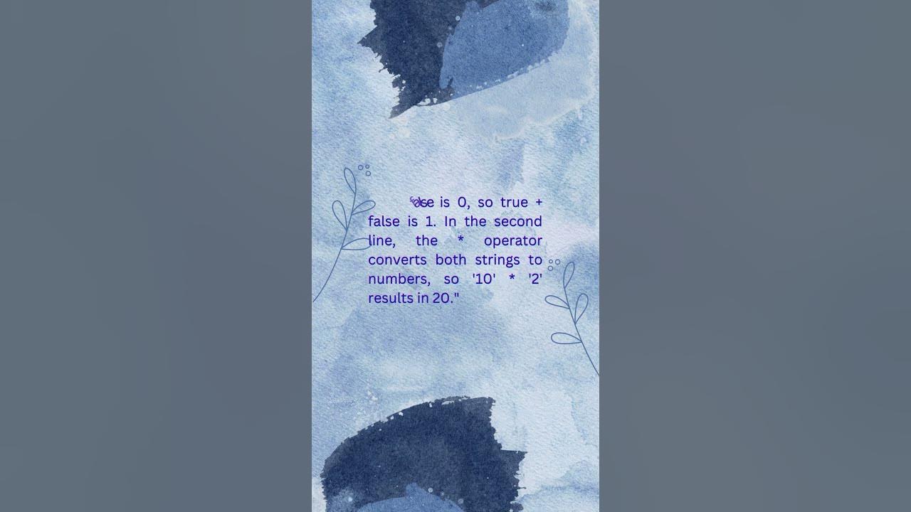 JavaScript Operators Quiz 23| Dive Deeper into JavaScript Operators ...