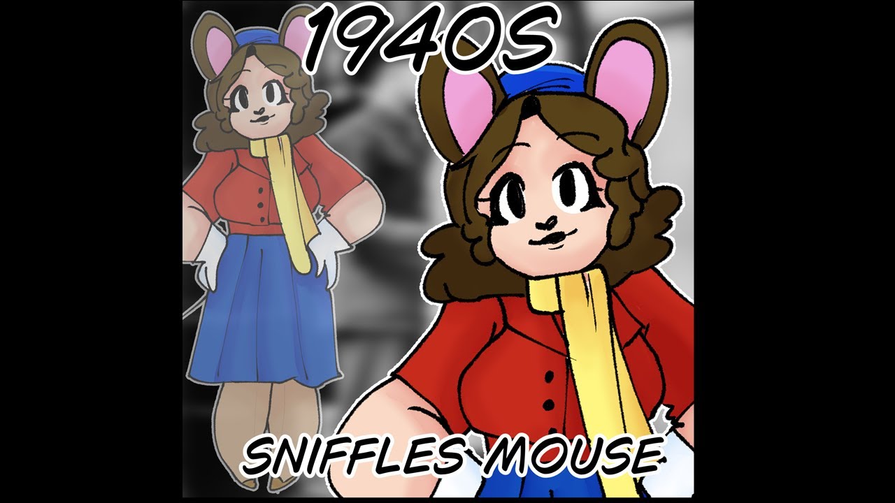 1940s: Sniffles Mouse (Speedpaint) - YouTube
