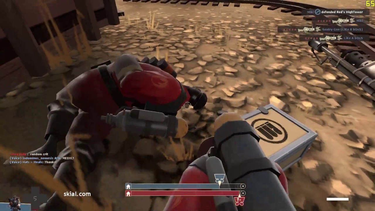 How to deal with Pyro Airblast - Team Fortress 2 - YouTube