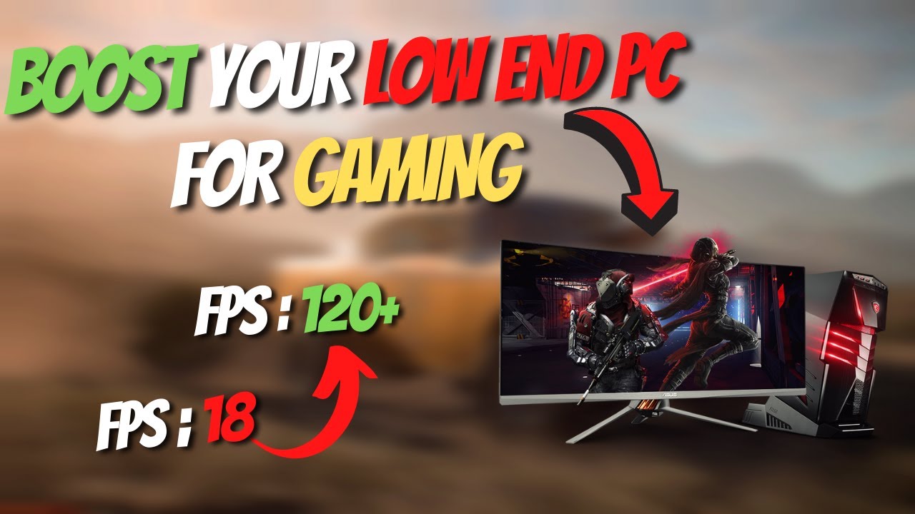 How to Optimize Your Low End PC For Gaming | Fix Lag & FPS Boost 👈 ...
