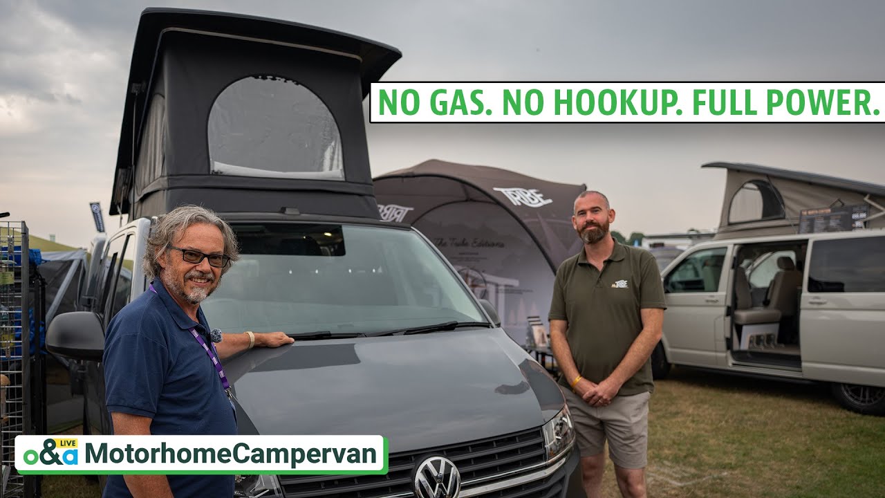 Peter Vaughan Explores @tribecampers Off-Grid VW Campers - YouTube