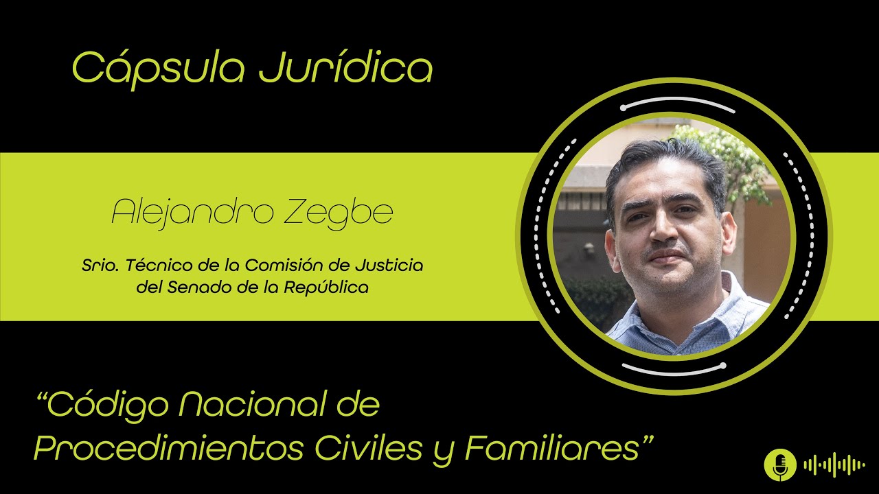 Cápsula 9 - Código Nacional de Procedimientos Civiles y Familiares - YouTube