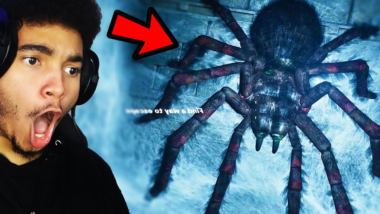 Facing My FEAR Of Spiders! (Fortnite Arachnophobia Horror Map) - YouTube
