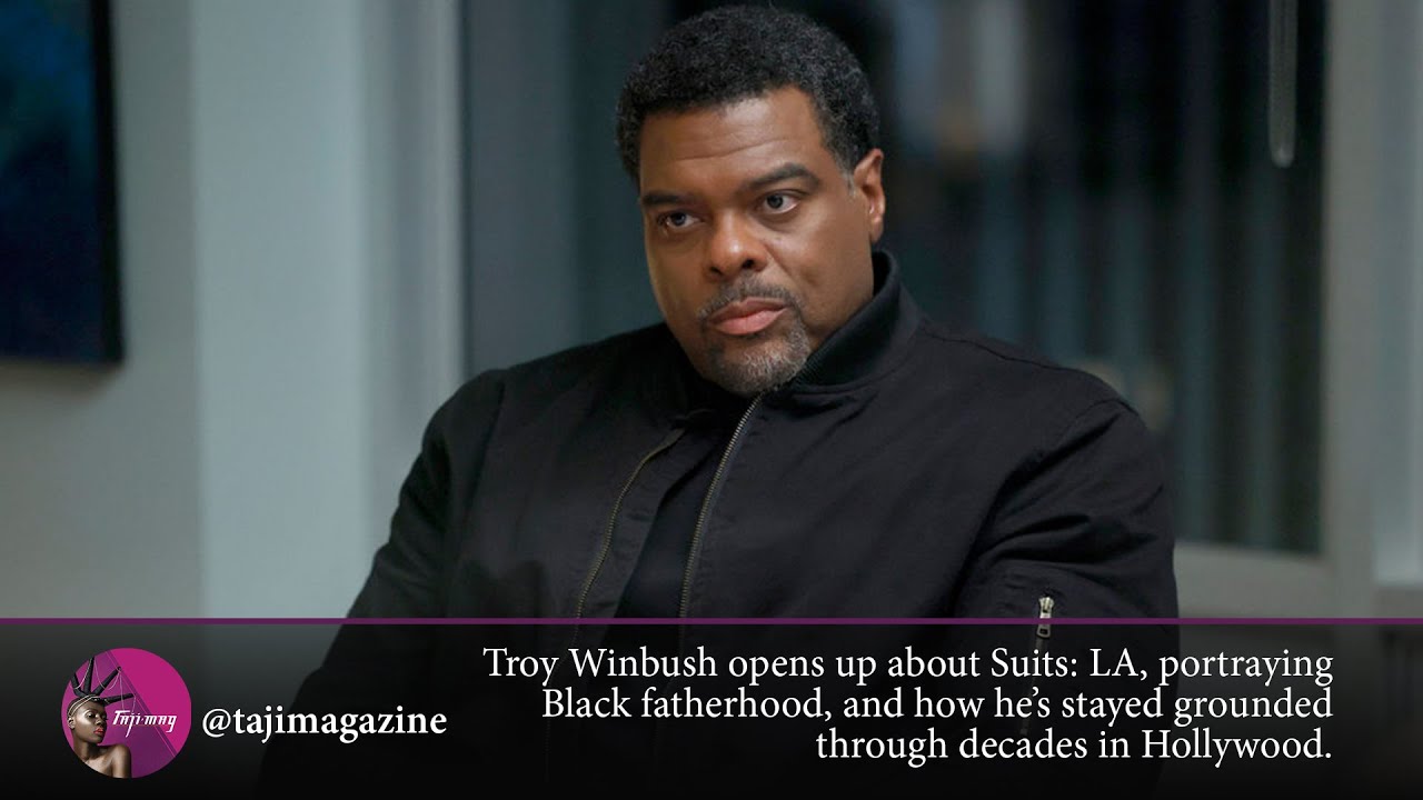 Troy Winbush opens up about Suits: LA | Taji Mag - YouTube