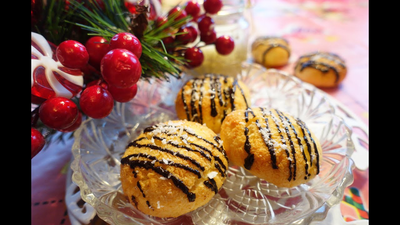 Coconut Christmas Cookies | Simple recipe in 10 min - YouTube