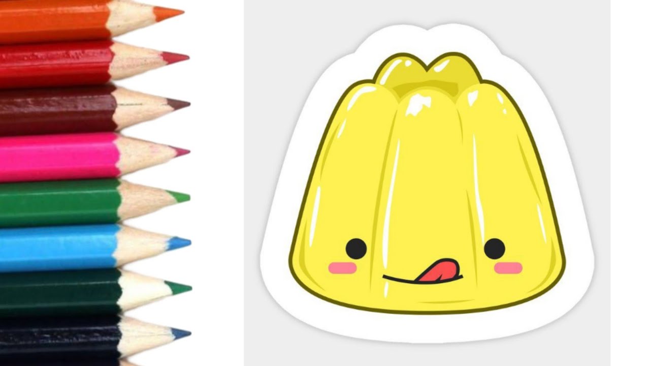 @SiaLisWorlD15 HOW TO DRAW A JELLY || DRAWING ACTIVITY || VERY EASY ...