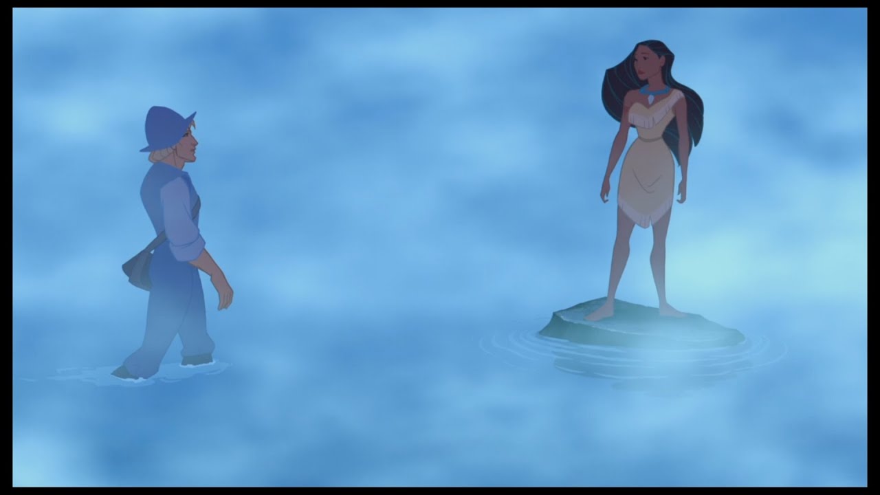 Pocahontas: first meeting of Pocahontas and John Smith [Norwegian and English subtitles] - YouTube