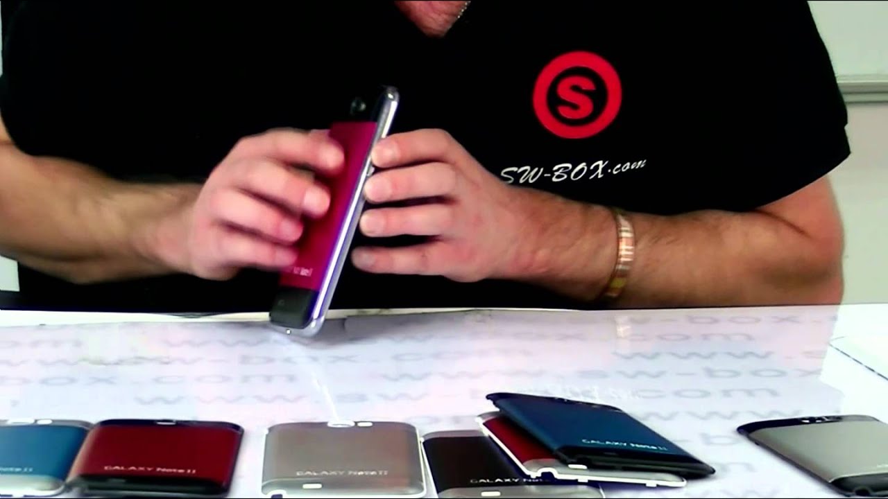 Matte Brushed Aluminum Back Cover For Samsung Galaxy Note 2 N7100 - YouTube