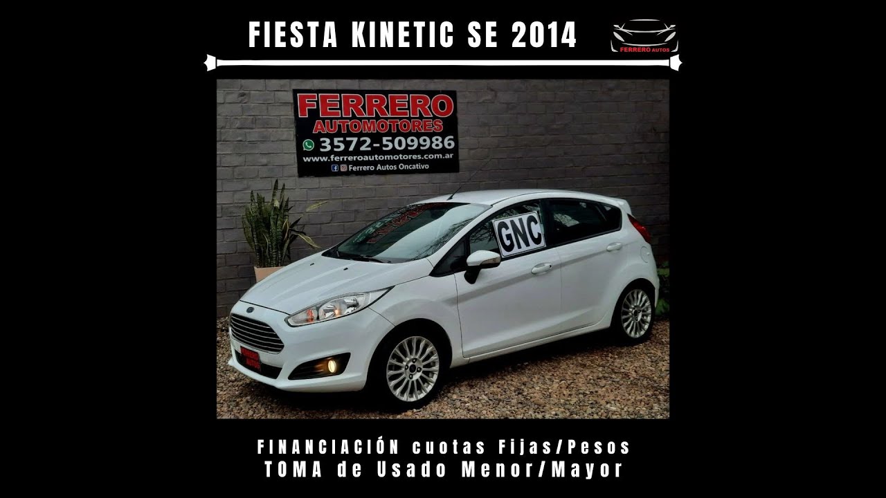 Se Vende: Ford Fiesta Kinetic SE 2014 - FERRERO Automotores Oncativo ...