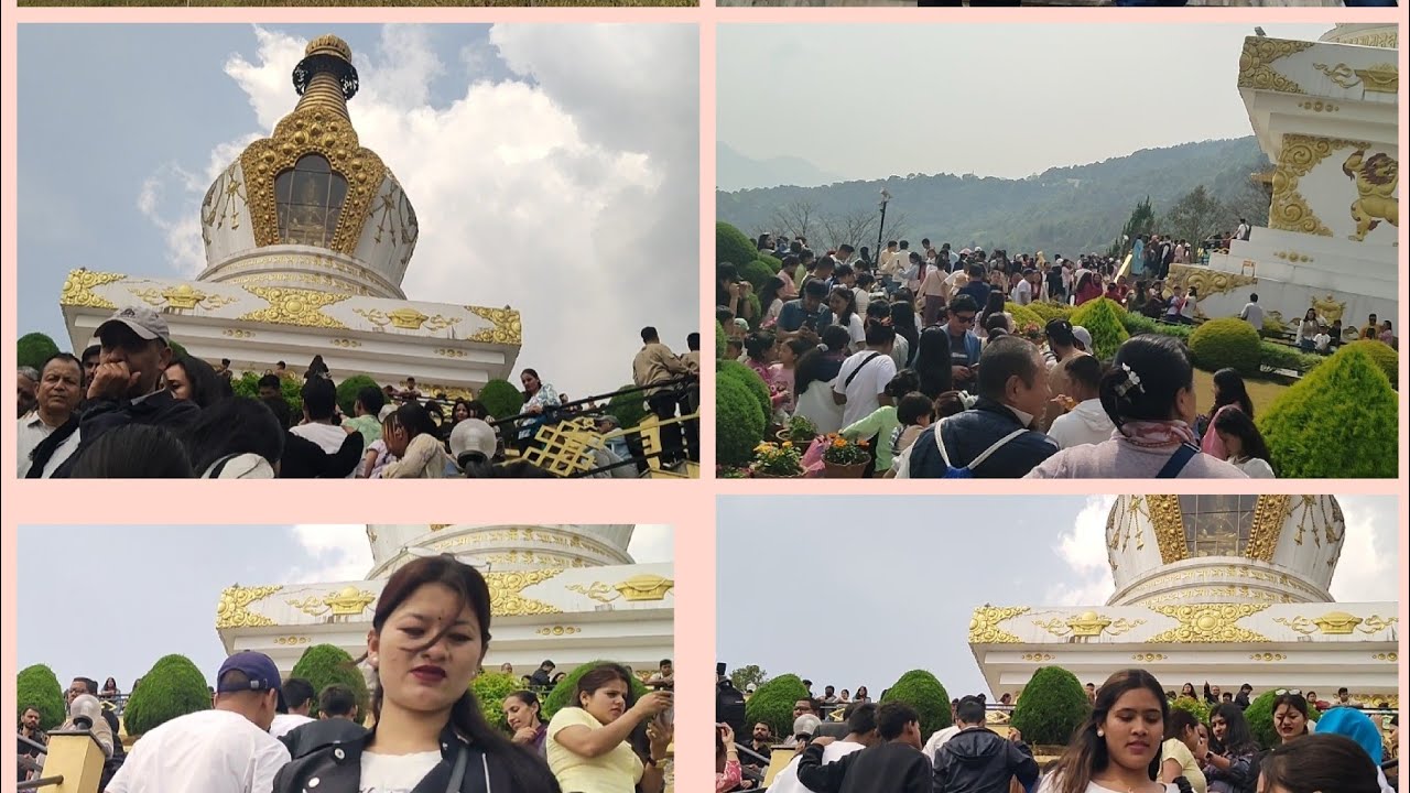 Budanilkantha gumba jamchem vijay stupa - YouTube
