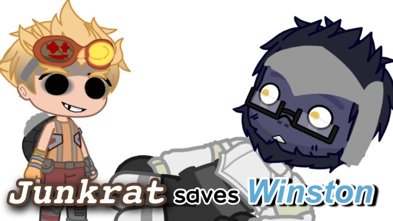 Junkrat saves Winston |Overwatch| Mmm monke - YouTube