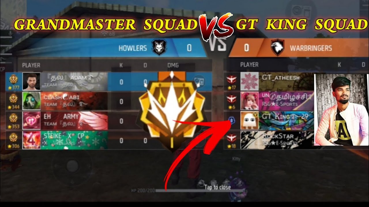 🤯GRANDMASTER SQUAD VS GT KING SQUAD///GT KING IS MY MATCH//GT KING IN ...