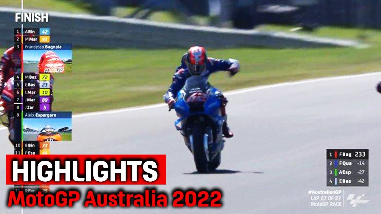 Highlight MotoGP Australia 2022 - YouTube