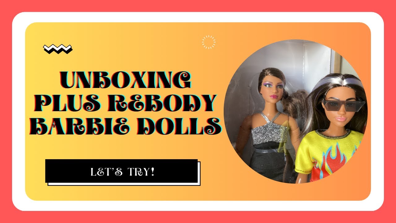 Barbie Doll Unboxing & Re-Body | Barbie Fashionista 179 & Looks Model ...