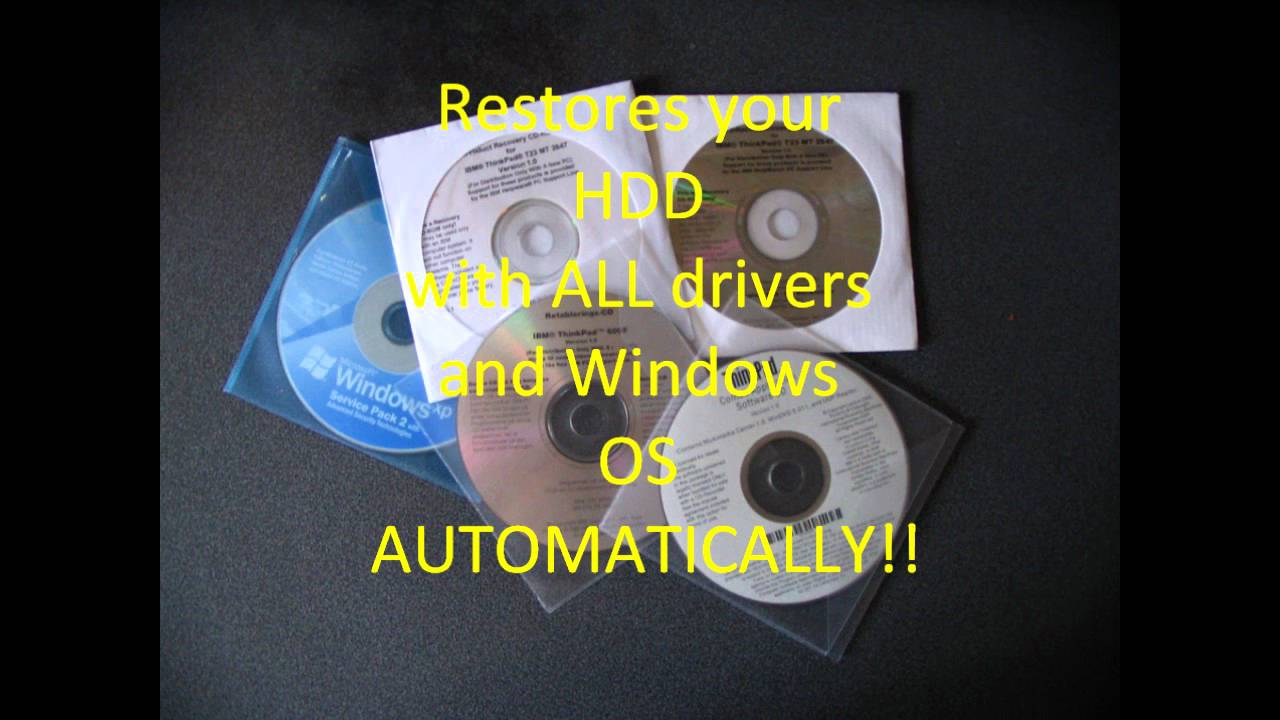 IBM ThinkPad System Recovery/Repair - YouTube