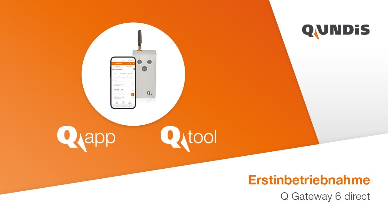 Kurzvideo Q app & Q tool: Erstinbetriebnahme Q gateway 6 direct - YouTube