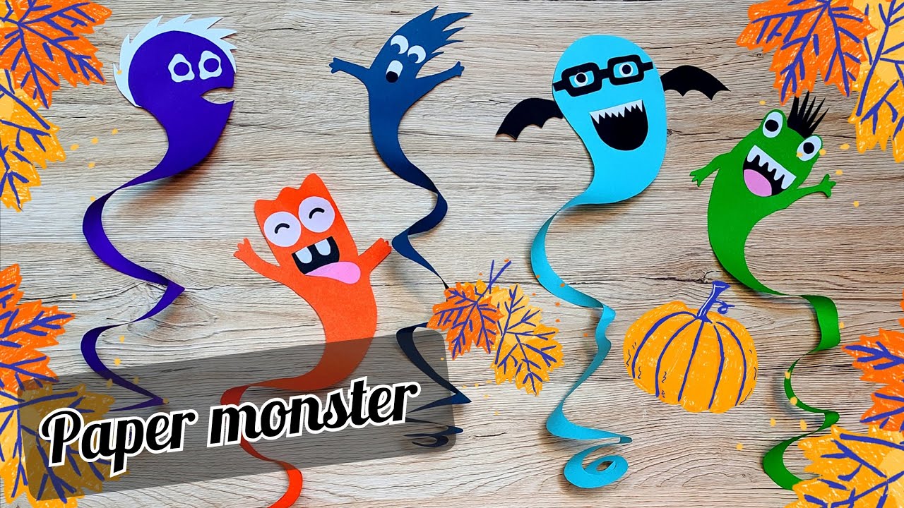 How to make Easy PAPER MONSTER ? DIY PAPER MONSTER - YouTube