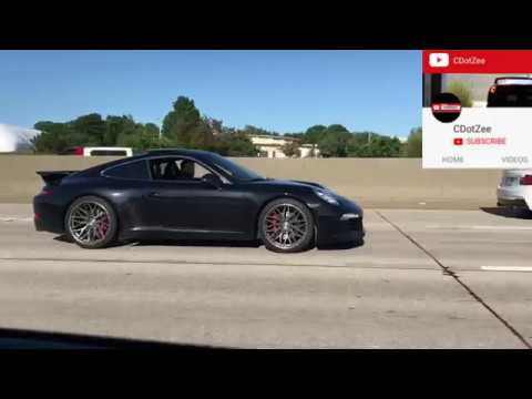 LOUD Straight Pipe 2017 Porsche 911 Carrera S Exhaust FLYBYS! EPIC Porsche 991 Carrera S Flybys ...