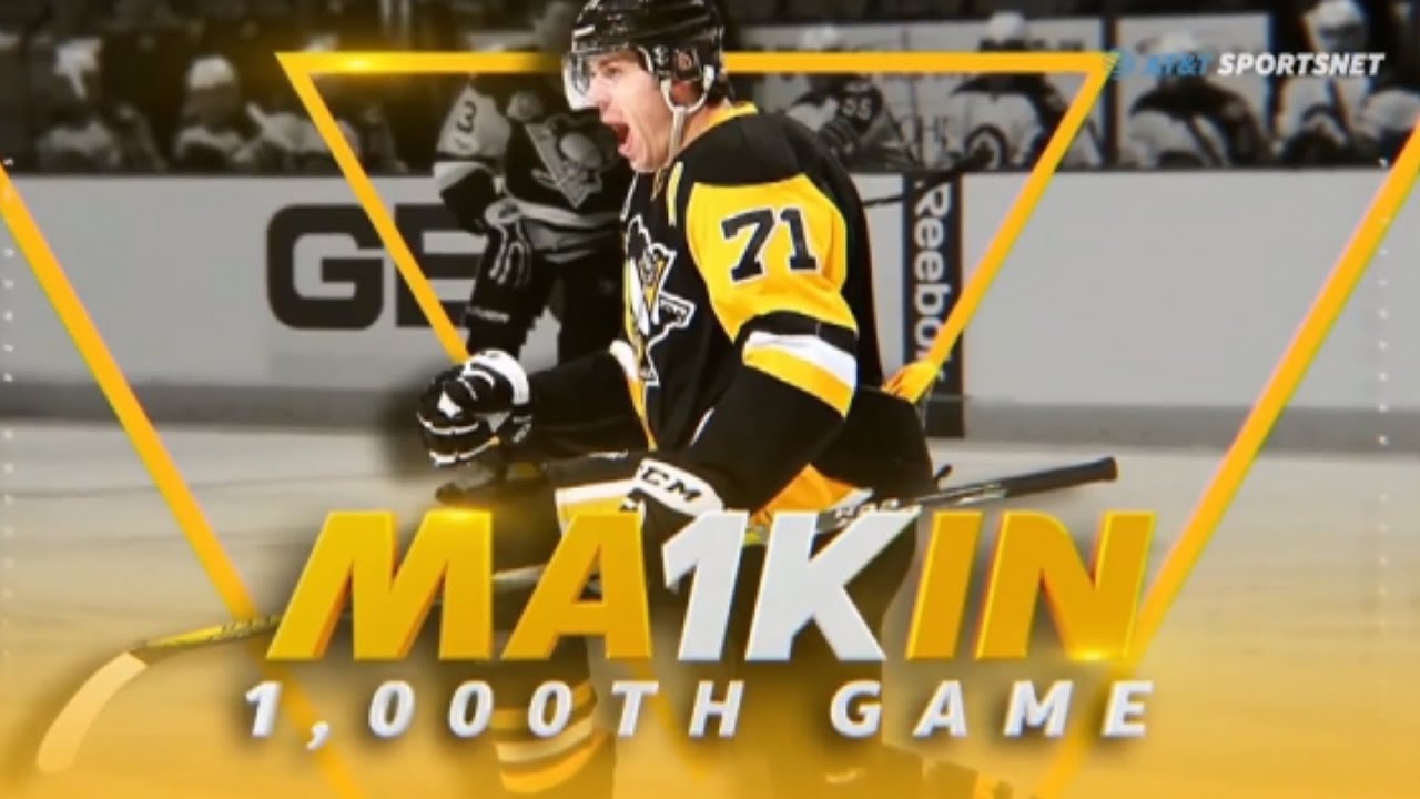 Evgeni Malkin Plays His 1000th Game - YouTube