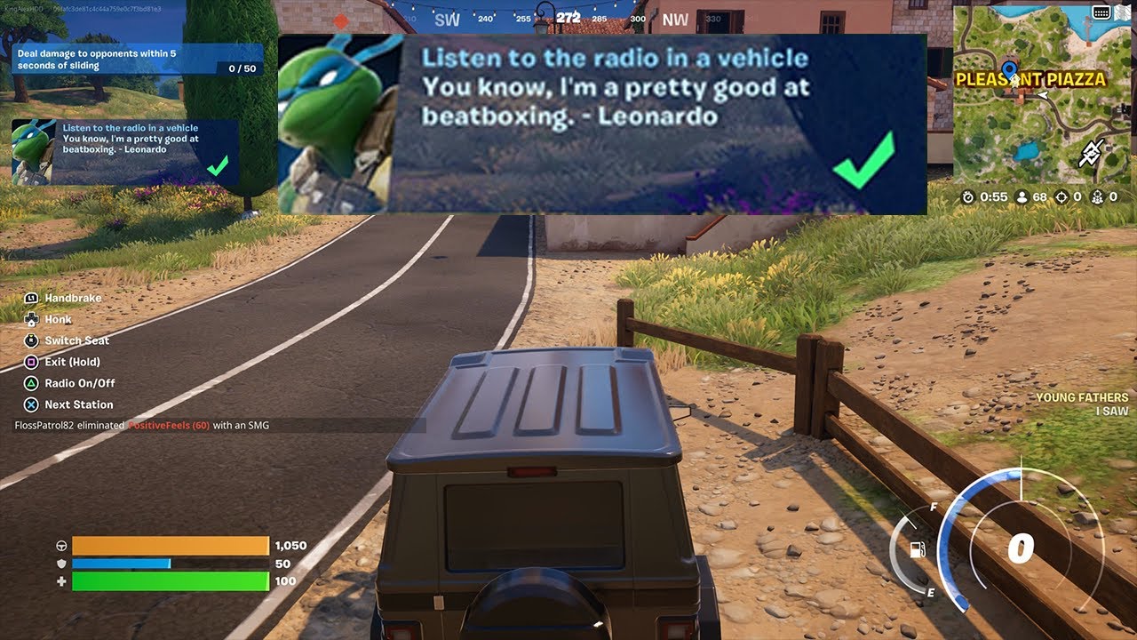 How to EASILY Listen to the radio in a vehicle Fortnite locations Quest ...
