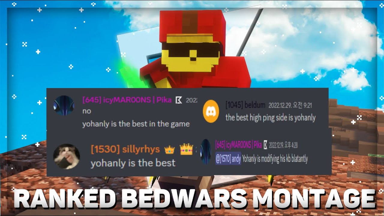 Ranked Bedwars Montage Youtube