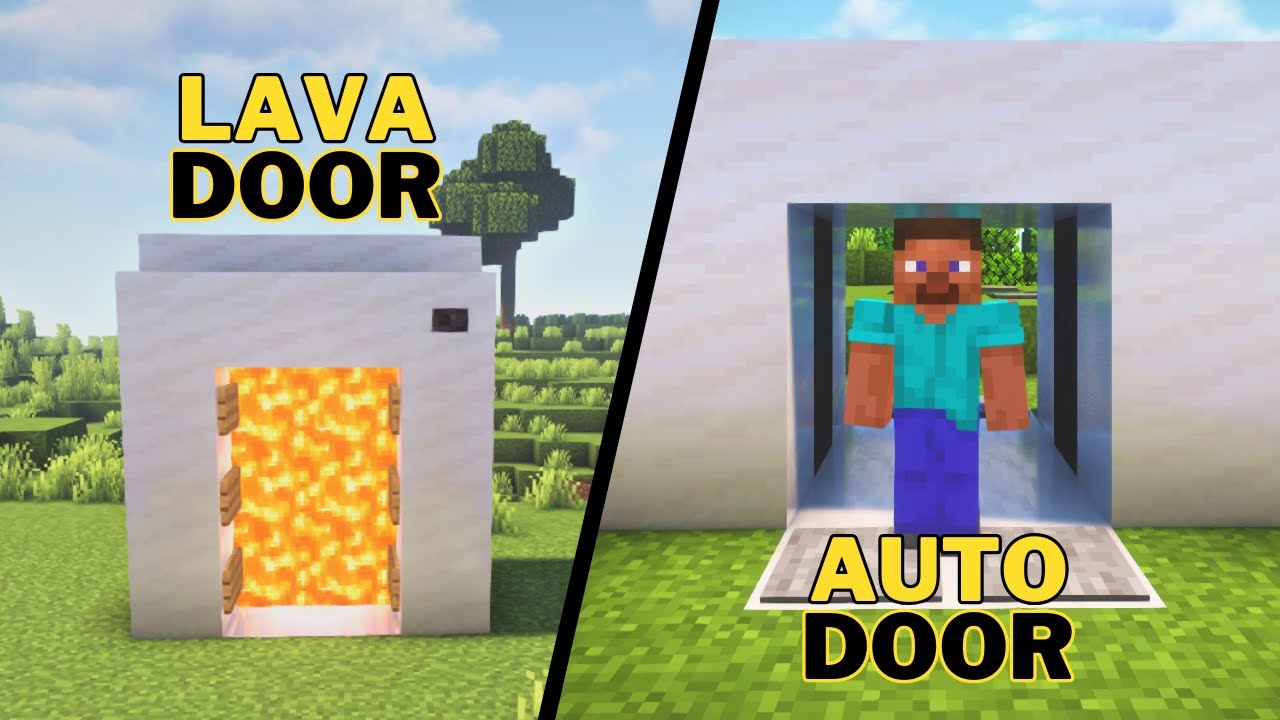Minecraft : 5 simple Redstone builds !! - YouTube