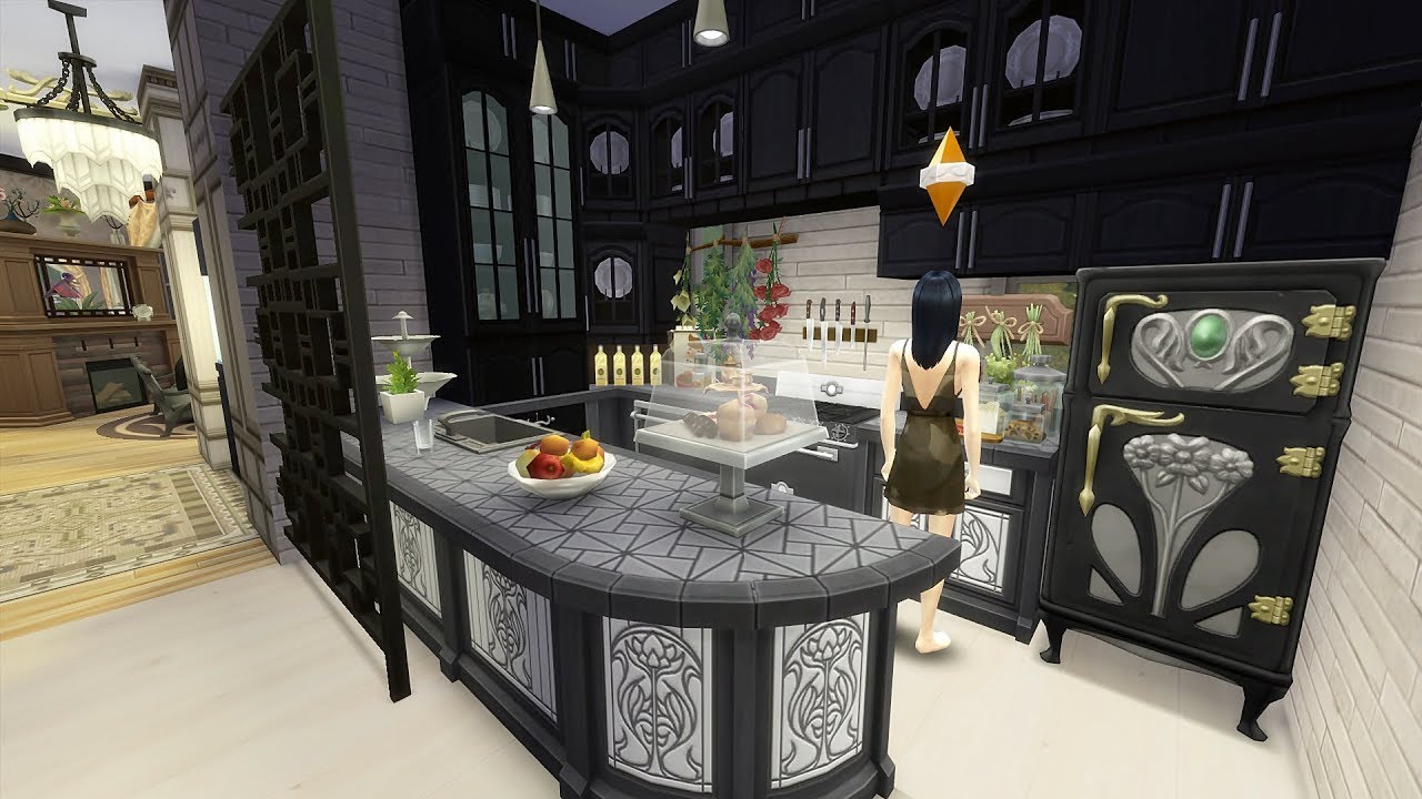 The Sims 4: Speed Build | Magic Mansion - furnishing ground floor part ...