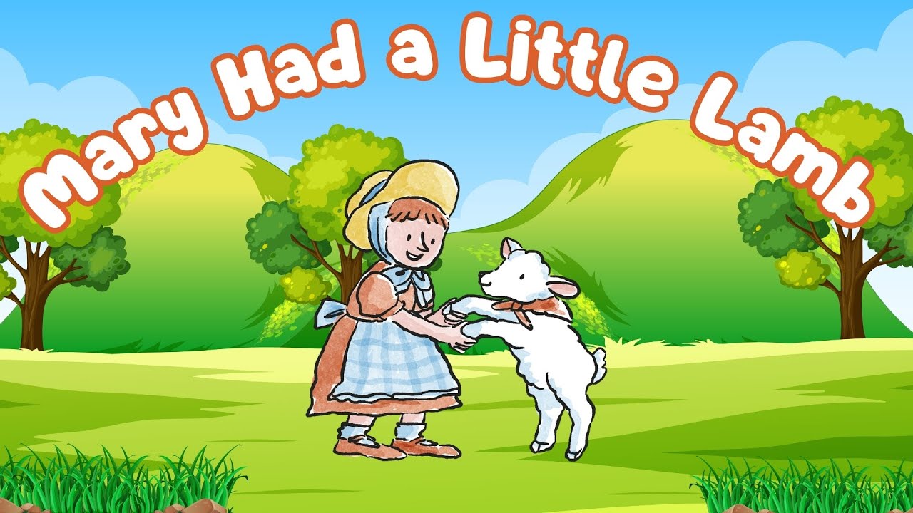 Mary Had A Little Lamb Nursery Rhyme - Cartoon Animation Rhymes & Songs ...