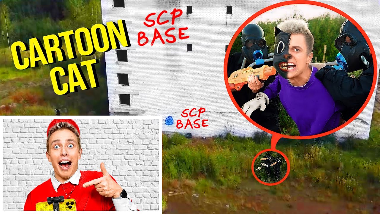 URGENTE! SCP FOUNDATION atrapó a CARTOON CAT ! **Series 5** CARTOON CAT ...