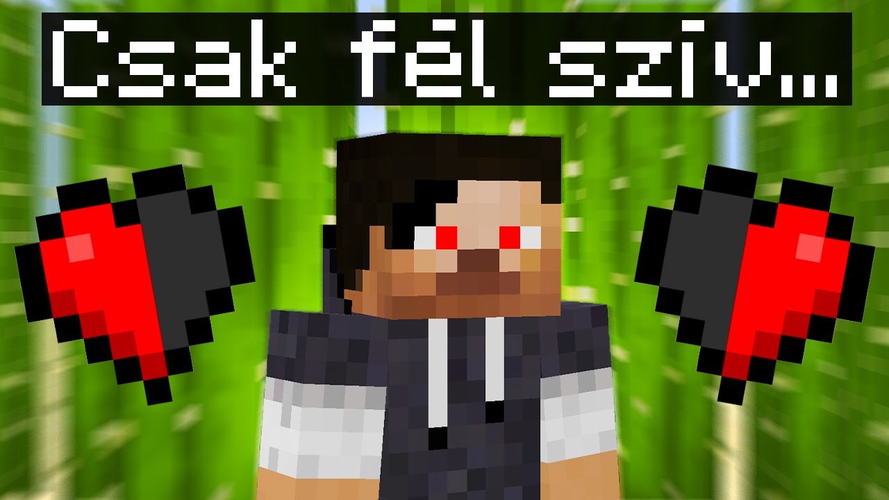Minecraft, De Csak FÉL SZÍVEM Van 💔 - YouTube