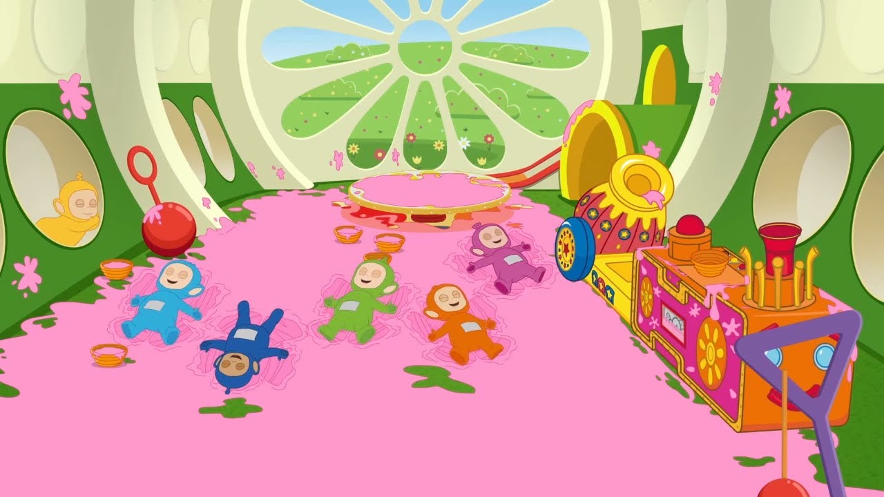 RUMAH TIDDLYTUBBIES BANJIR TUBBY CUSTARD ★ Teletubbies Bayi ★ Kartun ...