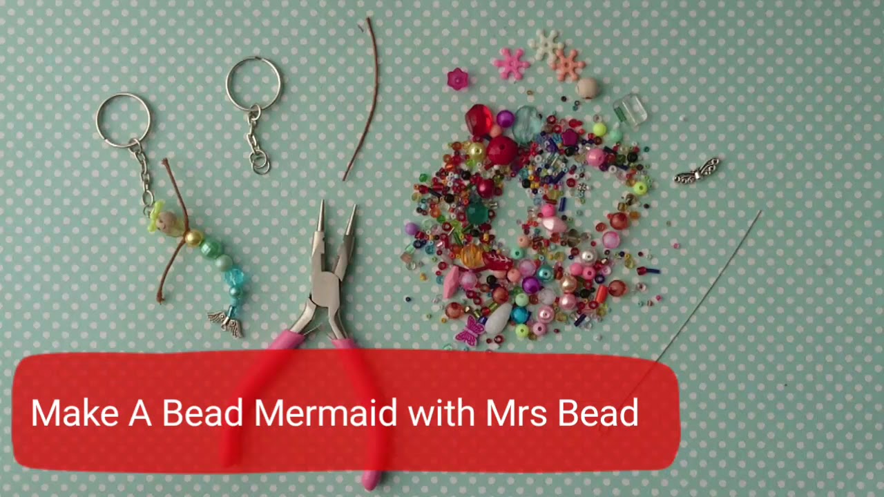 Make a Beaded Mermaid with Mrs Bead - YouTube