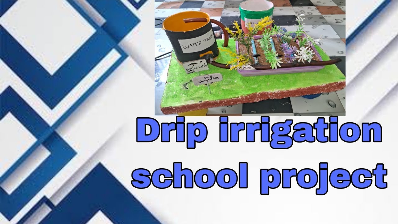 school agriculture project Drip irrigation|working model - YouTube