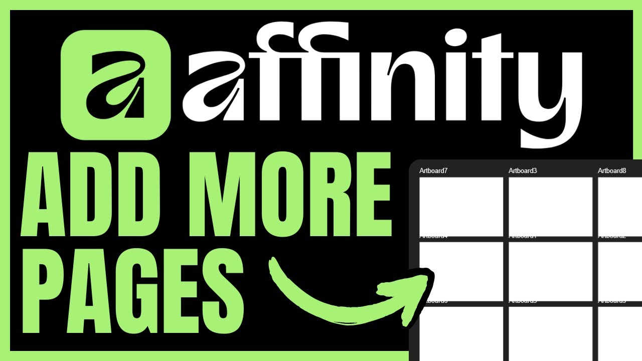 How To ADD MORE PAGES In Affinity By Canva (QUICK & EASY) 2026 - YouTube